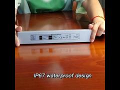 Waterproof Ultralight Constant Voltage LED Driver 24V For Signage