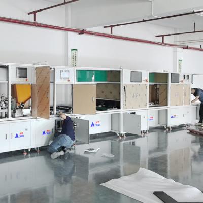 China Efficient Lithium Battery Cylindrical Pack Fully Automatic Multifunctional 18650 Battery Module Assembly Wiring for sale