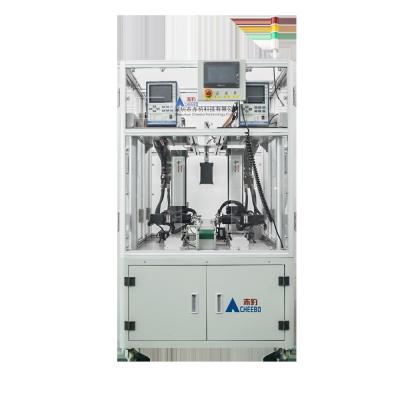 China Fully Automatic Cylindrical Battery Double-Sided Multi Axis Precision Lithium Battery Spot Welding Machine for sale
