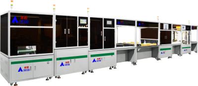 China Dubbelzijdige 18650 cilindrische lithiumbatterij automatische spot lassen machine voor lithium-ion batterijpak assemblagelijn Te koop