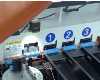 China Scan Code Computer Screen Battery Cell Sorter 10 Channel 18650 Cylindrical Battery Sorting Machine for sale