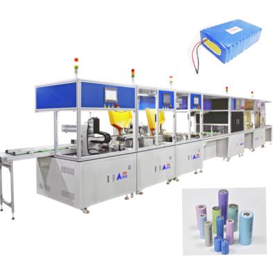 중국 18650 21700 셀에 맞춤 리?? 배터리 팩 조립 라인 판매용