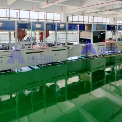 Cina Linea di assemblaggio semi-automatica per pacchi batteria al litio per celle 18650 21700 in vendita