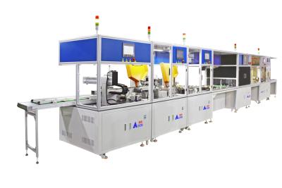 Cina Linea di assemblaggio semi-automatica per pacchi batteria al litio per celle 18650 21700 in vendita
