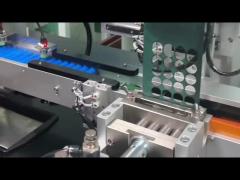 Metodo di lavoro pneumatico del motore passo a passo 150 kg Macchina adesiva per batterie al litio a cilindro completamente automatico