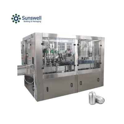 China Leere Dosen-GetränkeAluminiumfüllmaschine 500ml Juice Cans Automatic 2000CPH zu verkaufen