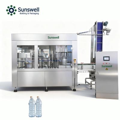 China Automatic Water Bottling Line PET Bottle 3 in 1 Filling Machine for sale