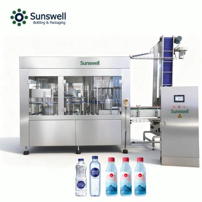 China High Efficiency Automatic 3 in 1 Monoblock Water Bottling Filling Equipment for sale