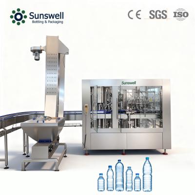 China Sunswell Automatic Water Beverage Filling Production Line for sale
