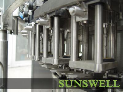 중국 애완 동물 병 청량 음료 탄산 충전물 기계, 회전하는 세척에게 채우는 모자를 씌우기 판매용