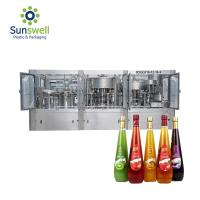 China Automatic Small Scale Juice Processing Machine with SUS304 Frame and International Components for PET Bottle Filling for sale