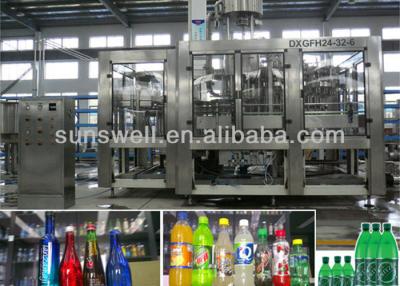 China PET  Automatic Soft Drink Carbonated Filling Machine PLC Control for sale