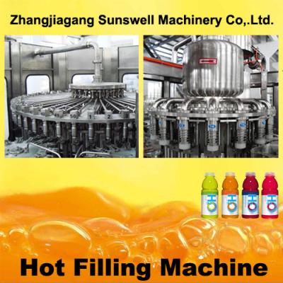 Cina Macchina 5000BPH - 20000BPH di riempimento a caldo della bottiglia dell'ANIMALE DOMESTICO con 500 l/min di consumo dell'aria in vendita