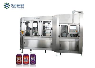 China Beverage Aluminum Can Filling Sealing Machine For Juice Beer Carbonated Water for sale