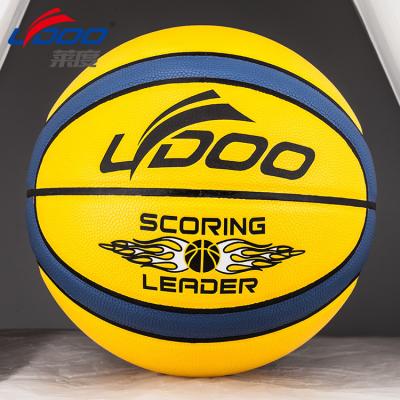 China PU/PVC/rubber basketball, with 4/8/10/12 pcs parts, support to paint different logo or drawings for sale