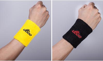 China Wristguard, prevent wrist sprain, made of latex thread and cotton, support to use for wiping sweat for sale