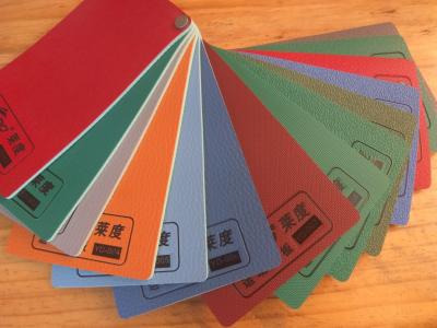 China PVC sport floor, lichee Pattern, 1.42/4.5m*20m, with 3.5mm/4.5m thickness, be used in indoor/ourdoor playground for sale