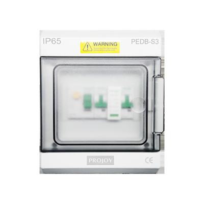 China Sistema elétrico solar solar IP66 230V de caixa de distribuição da C.A. do ABS do policarbonato à venda