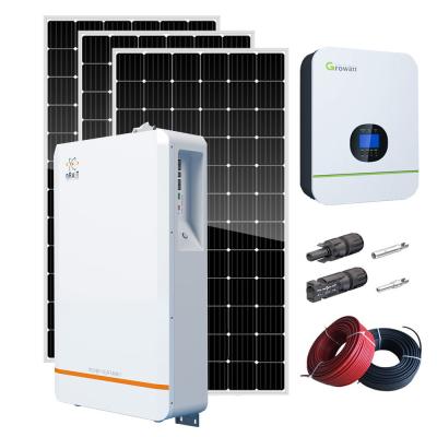 Cina 48V sistema elettrico-solare UN38.3 del pannello solare della famiglia del sistema 5Kwh in vendita