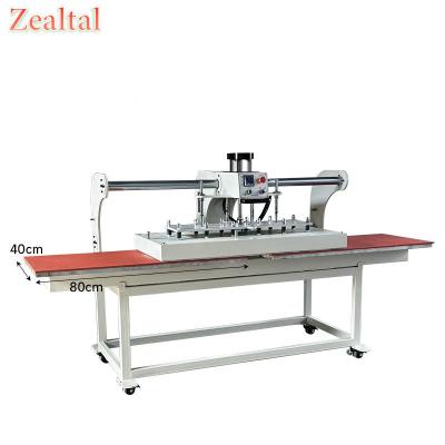 China Wholesale Two Station Pneumatic Hot Stamping Machine High Speed Heat Transfer Equipment for Footwear, Leather Goods & All Fabrics for sale