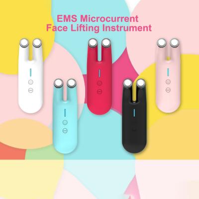 China Multi - Function Microcurrent Facial Machine White / Blue / Pink / Black Optional for sale