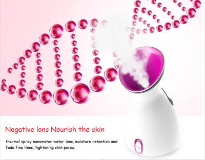 China Home Use Nano Ionic Facial Steamer Heating Temp 40℃-50℃ With Measuring Cup for sale