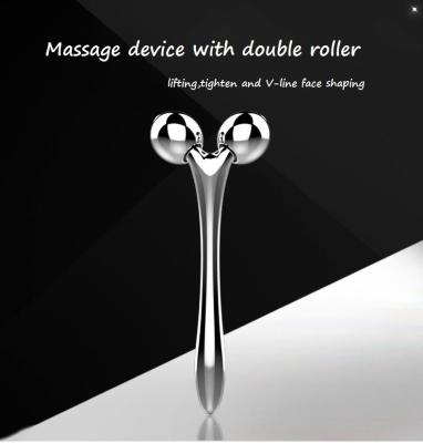 China Handheld Microcurrent Facial Machine Anti Cellulite Silver Grey CE Certification for sale