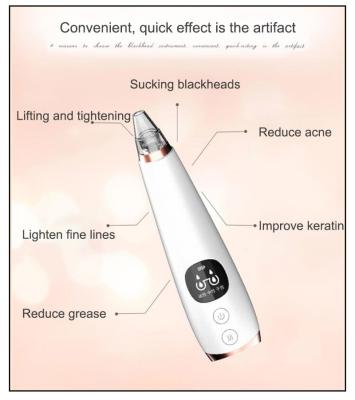 China ABS Household Microcurrent Facial Machine Blackhead Remover USB Power Supply for sale