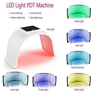 China Photon PDT Led Light Face Mask Machine 7 Colors Acne Treatment Face Whitening Skin Rejuvenation Light Therapy for sale