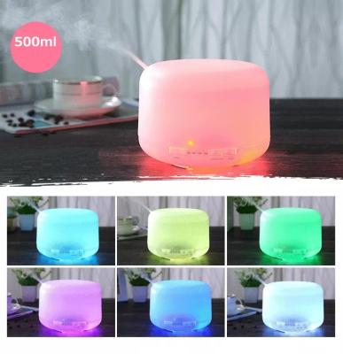 China Usb Types 500ml Capacity Aromatherapy Ultrasonic Air Humidifier 12W Power for sale