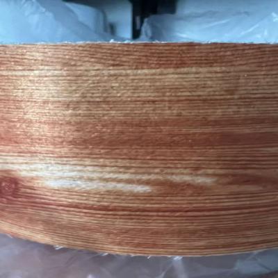 China 40gsm wood grain polyester surface tissue for FRP fiberglass reinforcement,  red wood grain decorative pattern for the requests on profile surface and outlook for sale