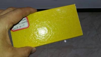 Chine 52mm FRP Pultruded profile le profil tubulaire rectangulaire jaune à vendre