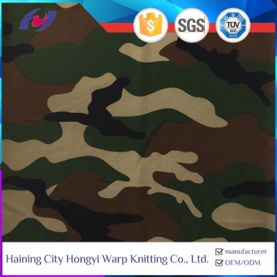 China Camouflage Print 88 Polyester 12 Spandex Heavy Duty Stretch Leggings Fabric for sale