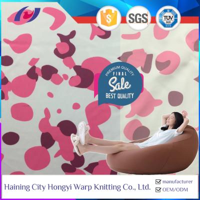 China Bi-Stretch Polyester Spandex Elastic Fabric Bean Bag Chairs Fabric for sale