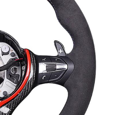 China Benz Series Carbon Fiber Steering Wheel For Smooth Driving Experience With Black for sale