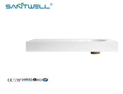 China Special Design SW6041-1095 New Model Right Single Hole Stone Basins Rectangle Shape Cabinet Sinks for sale