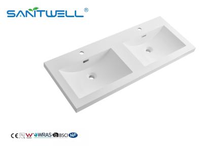 Cina Mano speciale del doppio di progettazione SW6033-1205 che lava i lavandini di superficie solidi del Governo di Hans Stone Basins Easy Clean in vendita