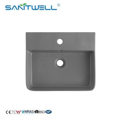 China AB8589A Styles Economical Price Vanity Wash Basin Matt Grey Bowl Sinks Bathroom Sanitary Ware for sale