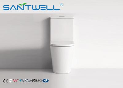 Cina Pavimenti la toilette diritta di nuovo alla fine ceramica bianca Seat di morbidezza di Washdown della parete in pieno in vendita