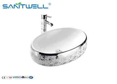 China Counter Top Ceramic Art Basin Oval Shape AB8252F Bathroom Mounting Hardware for sale