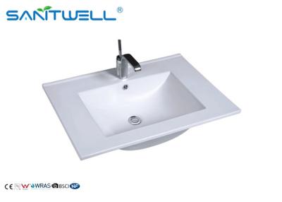 China CE Approval Ceramics Counter Top Wash Basin Feather Edge AB8003-70 for sale