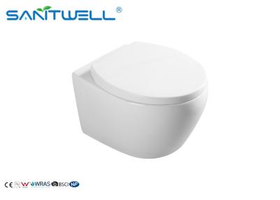 Cina La toilette fissata al muro moderna sanitaria domestica/la parete rotonda gabinetto ha appeso la toilette in vendita