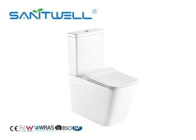 Cina La fine in due pezzi della toilette/dell'hotel del bagno Washdown domestico coppia il materiale ceramico in vendita