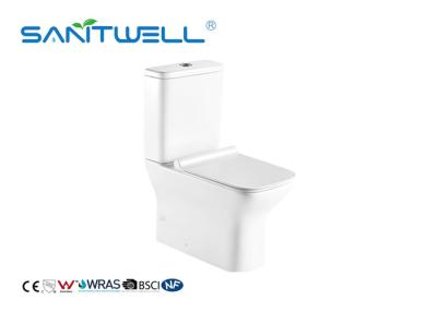 Cina La fine bianca ceramica di colore coppia la toilette/toilette in due pezzi di Washdown in vendita