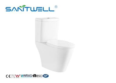 Cina Trappola alla moda della struttura S della toilette di 2 pezzi di Washdown con la superficie di morbidezza in vendita