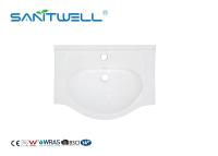 China Cabinet Ceramic Art Basin Midedge Rectangular Shape Mounting Hardware Included for sale
