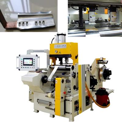 China Copper Aluminium Transformer Foil Winding Machine With Two Decoilers zu verkaufen