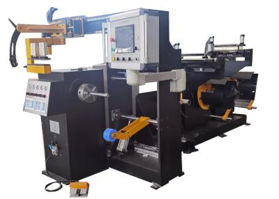 China Zwei Decoiler Folie Winder Automatische Kupferfolie Wickelmaschine zu verkaufen