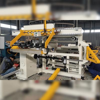 China Heavy Duty Copper Foil Winding Machine with Two Foil Decoilers Two Insulation Decoilers and 12 Months Warranty for sale