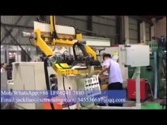 Automatic PLC Control Low Voltage Transformer Foil Winding Machine With Cutter